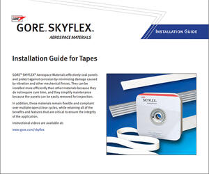 密封带安装指南：GORE® SKYFLEX® 航空材料（英语） | Gore